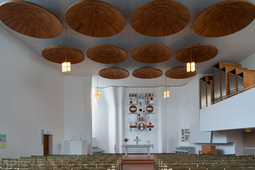Detmerode church (Stephanuskirche) and parish centre - Alvar Aalto ...