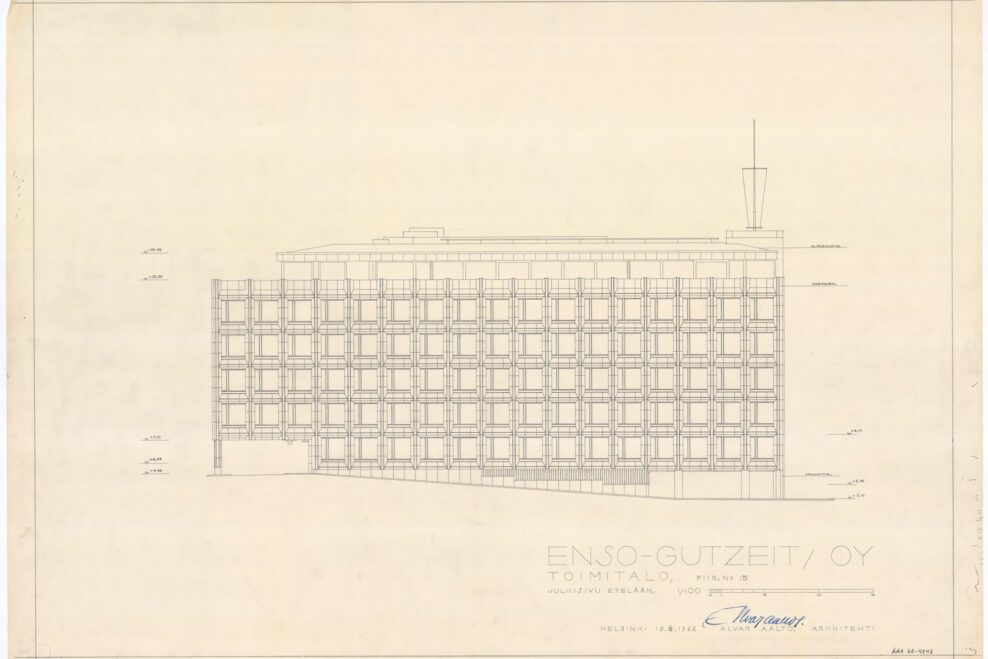 Enso-Gutzeit Headquarters building 1959–62 - Alvar Aalto Foundation ...